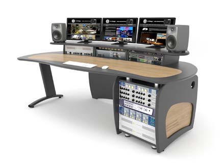AKA Design - ProEdit desk for Editing, Audio & Grading studios
