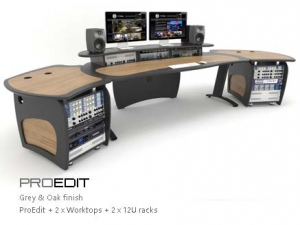 AKA Design - ProEdit desk for Editing, Audio & Grading studios